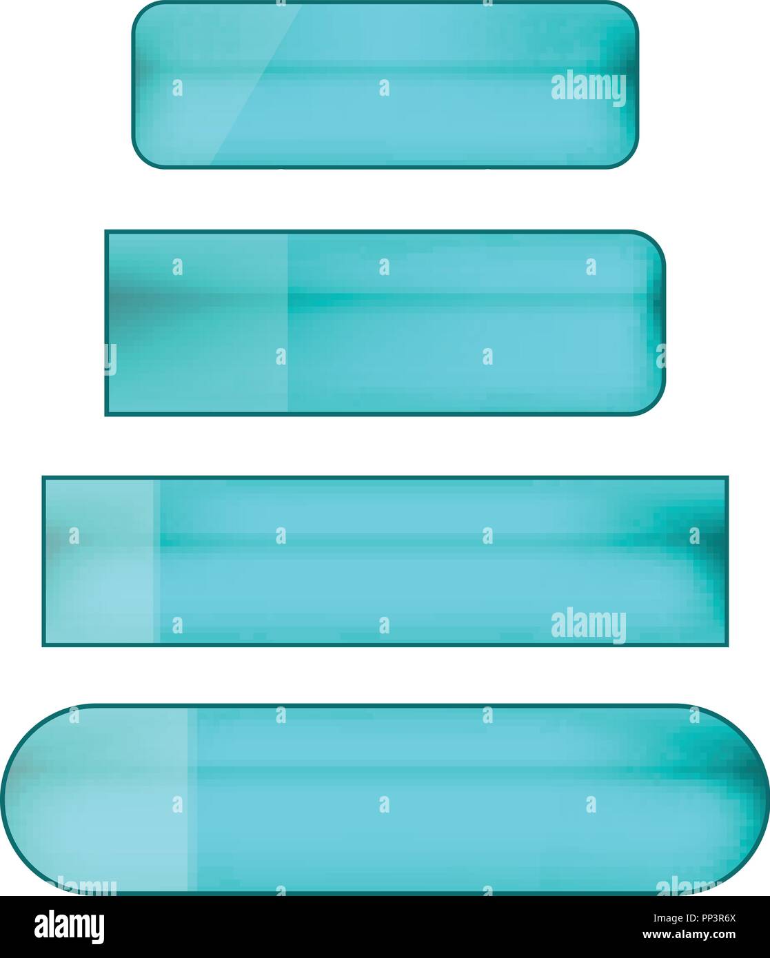 vector web buttons set - blue Stock Vector Image & Art - Alamy