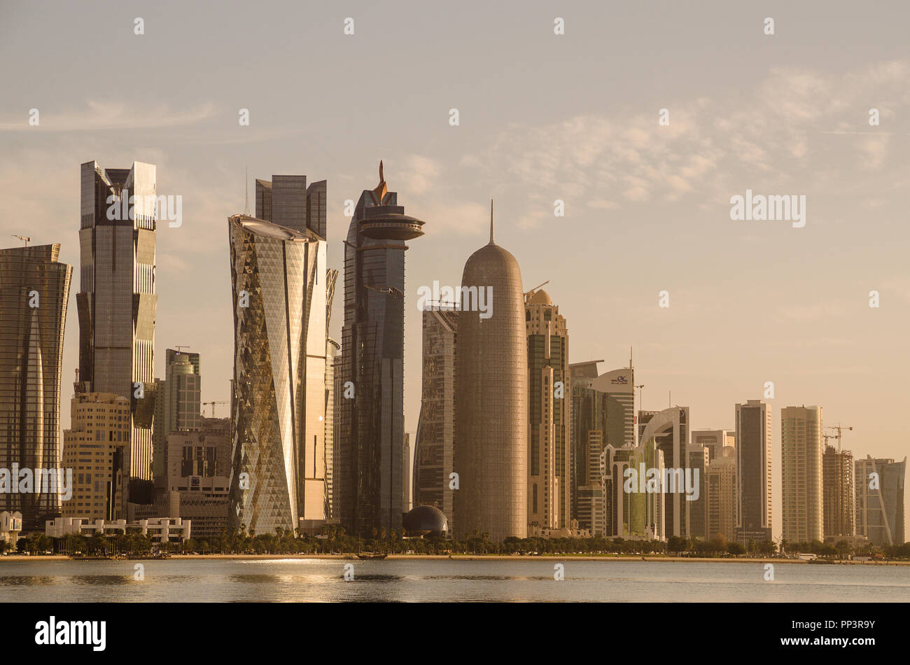 Doha City, the capital of Qatar Stock Photo - Alamy
