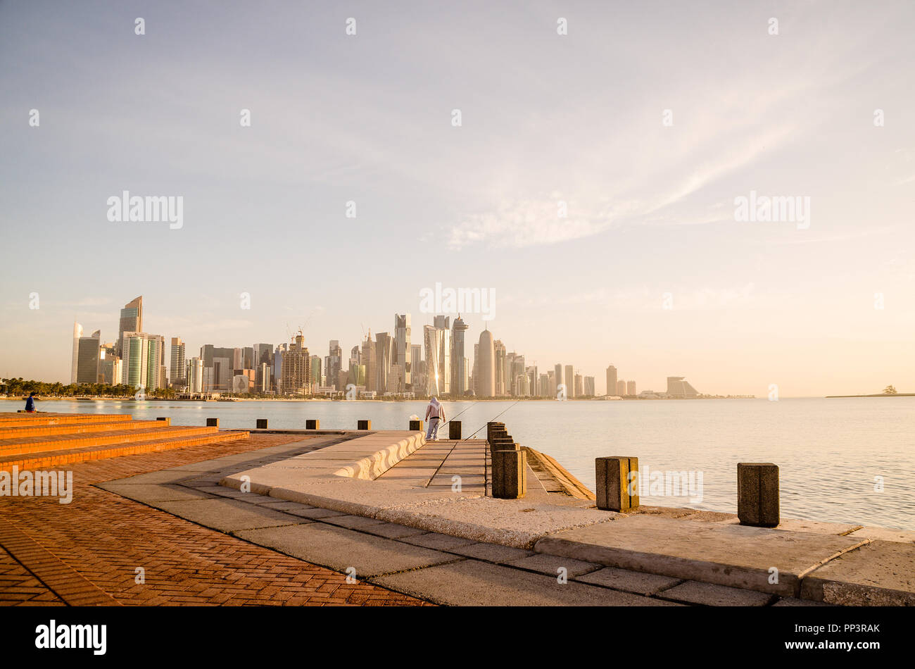 Doha City, the capital of Qatar Stock Photo - Alamy