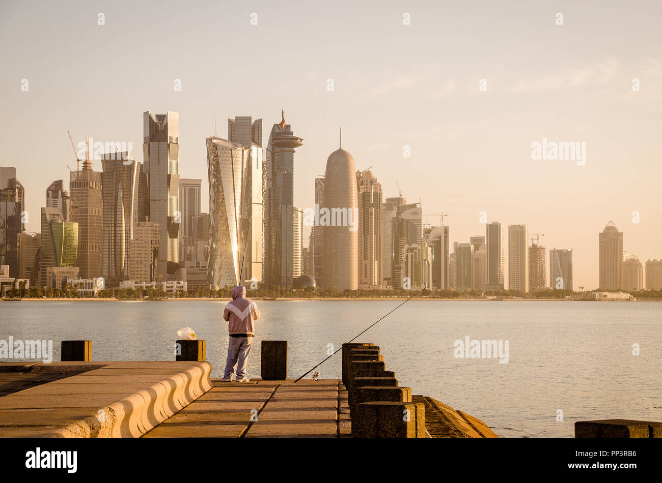 Doha City, the capital of Qatar Stock Photo - Alamy