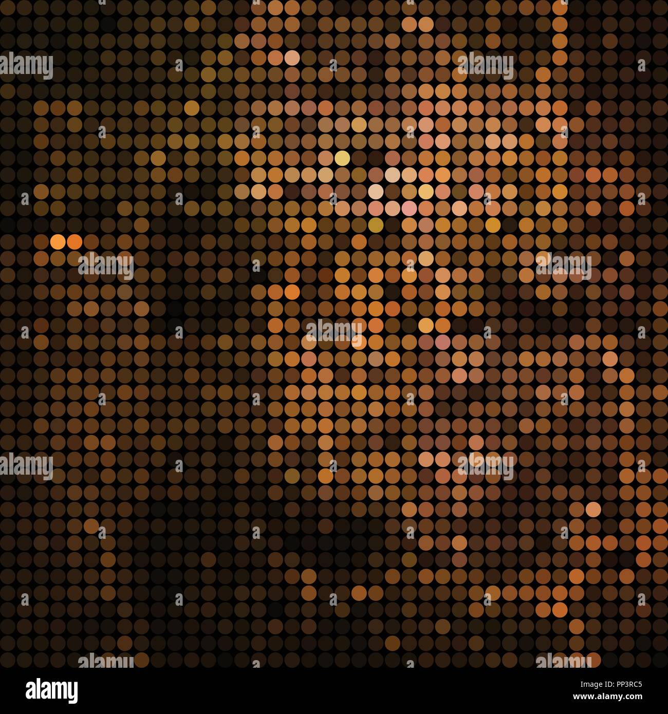 abstract vector colored round dots background - brown Stock Vector ...