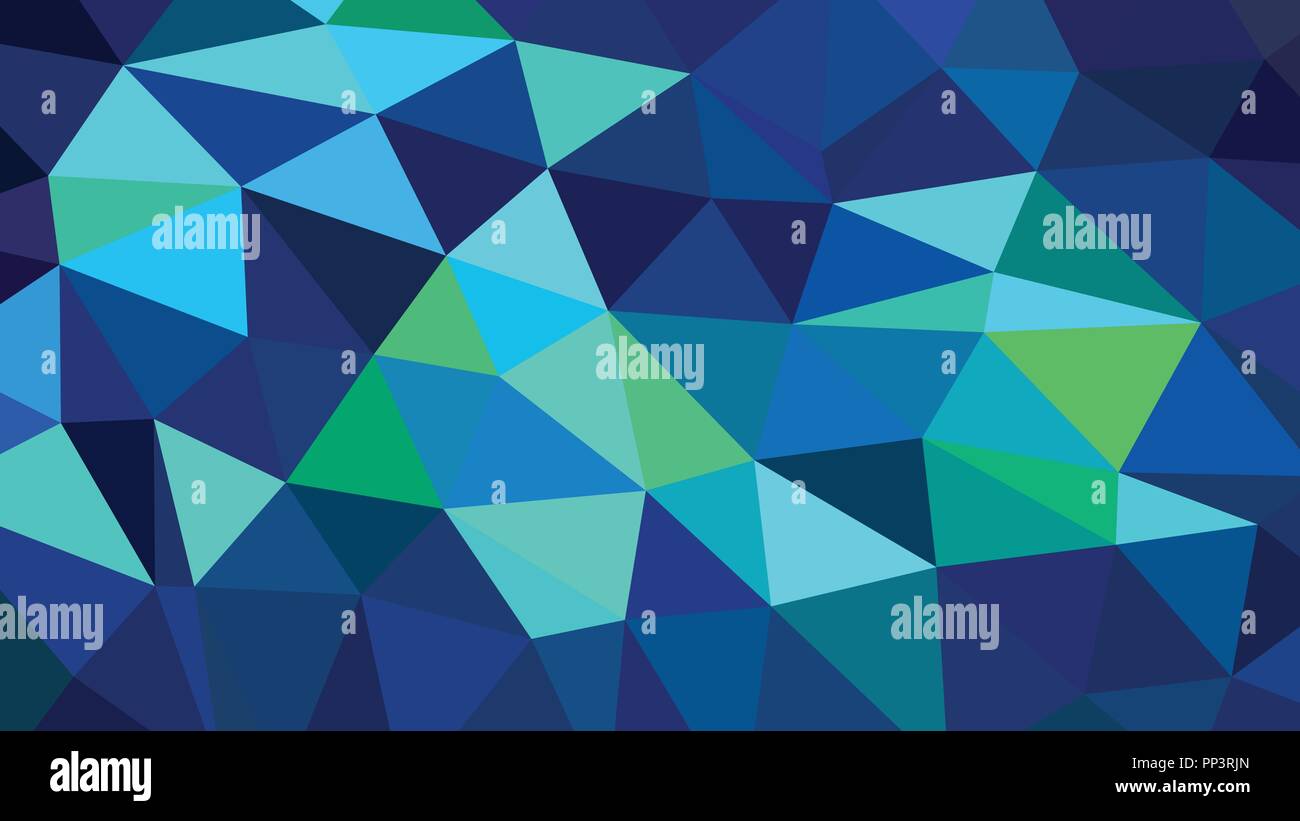 wide abstract vector geometric triangle background - blue Stock Vector ...