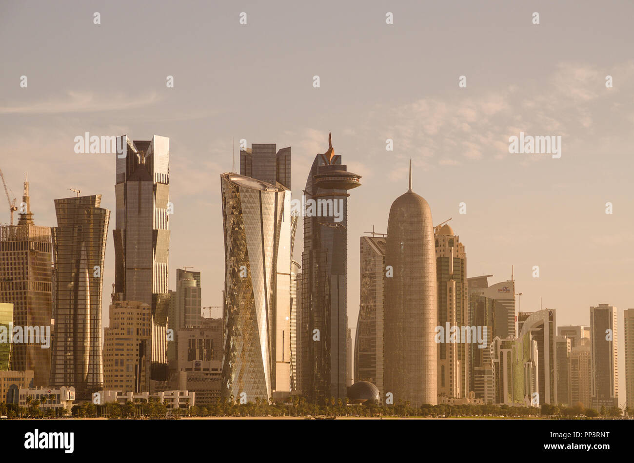 Doha City, the capital of Qatar Stock Photo - Alamy