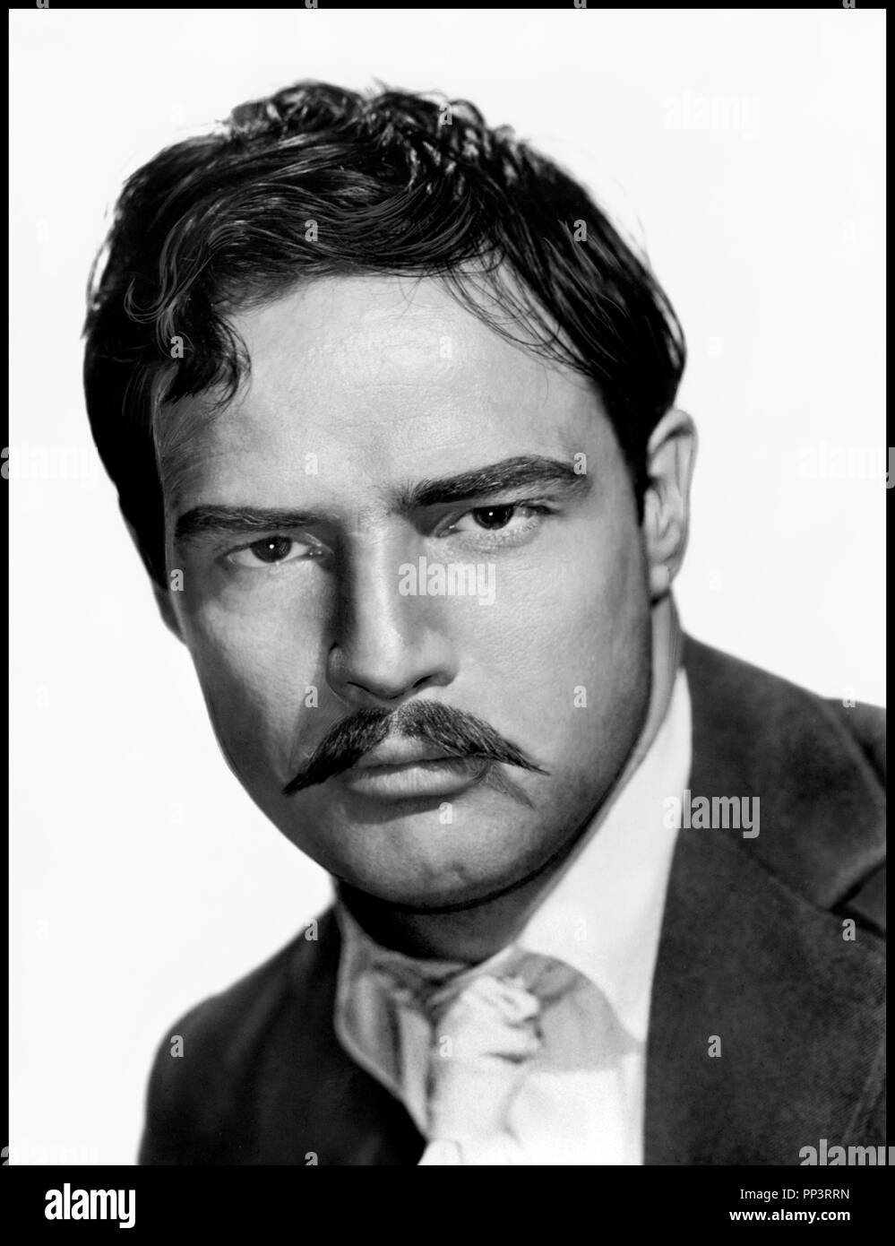 Zapata Moustache Black and White Stock Photos & Images - Alamy