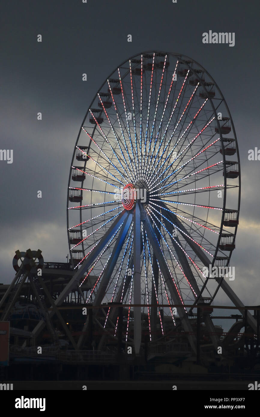 The Giant Wheel ferris wheel on Morey's Piers, Wildwood, New Jersey, USA Stock Photo - Alamy
