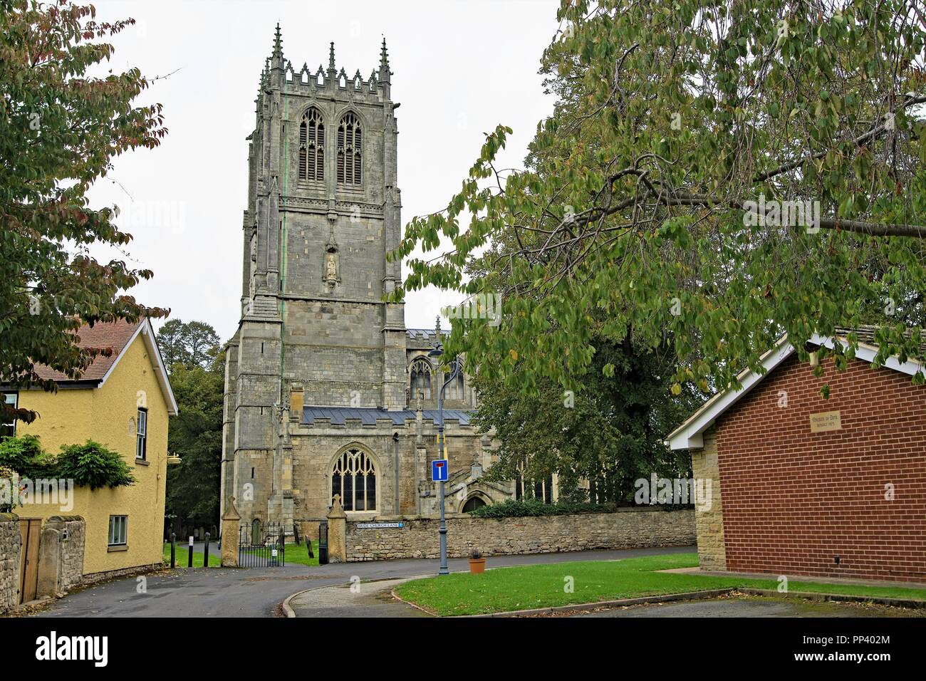 St Mary's Church, in Tickhill, Doncaster, South Yorkshire Stock Photo ...