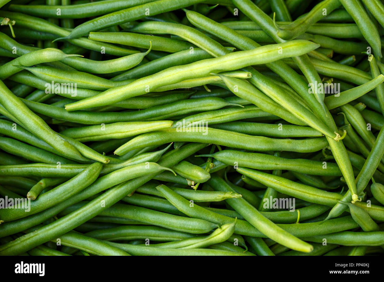 green beans the concept of a vegetarian healthy food Stock Photo - Alamy