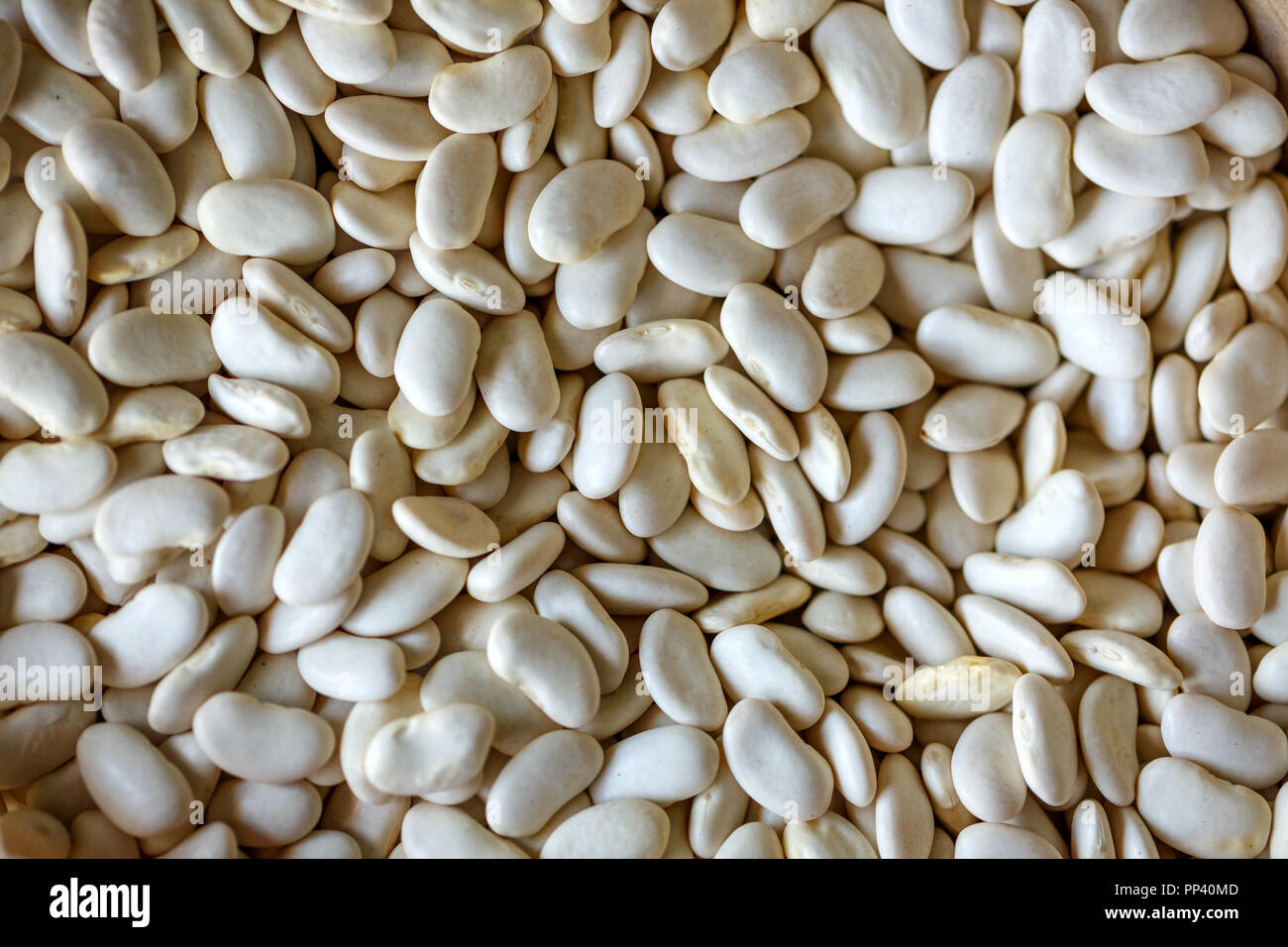 the texture of the white beans, the view from the top Stock Photo - Alamy