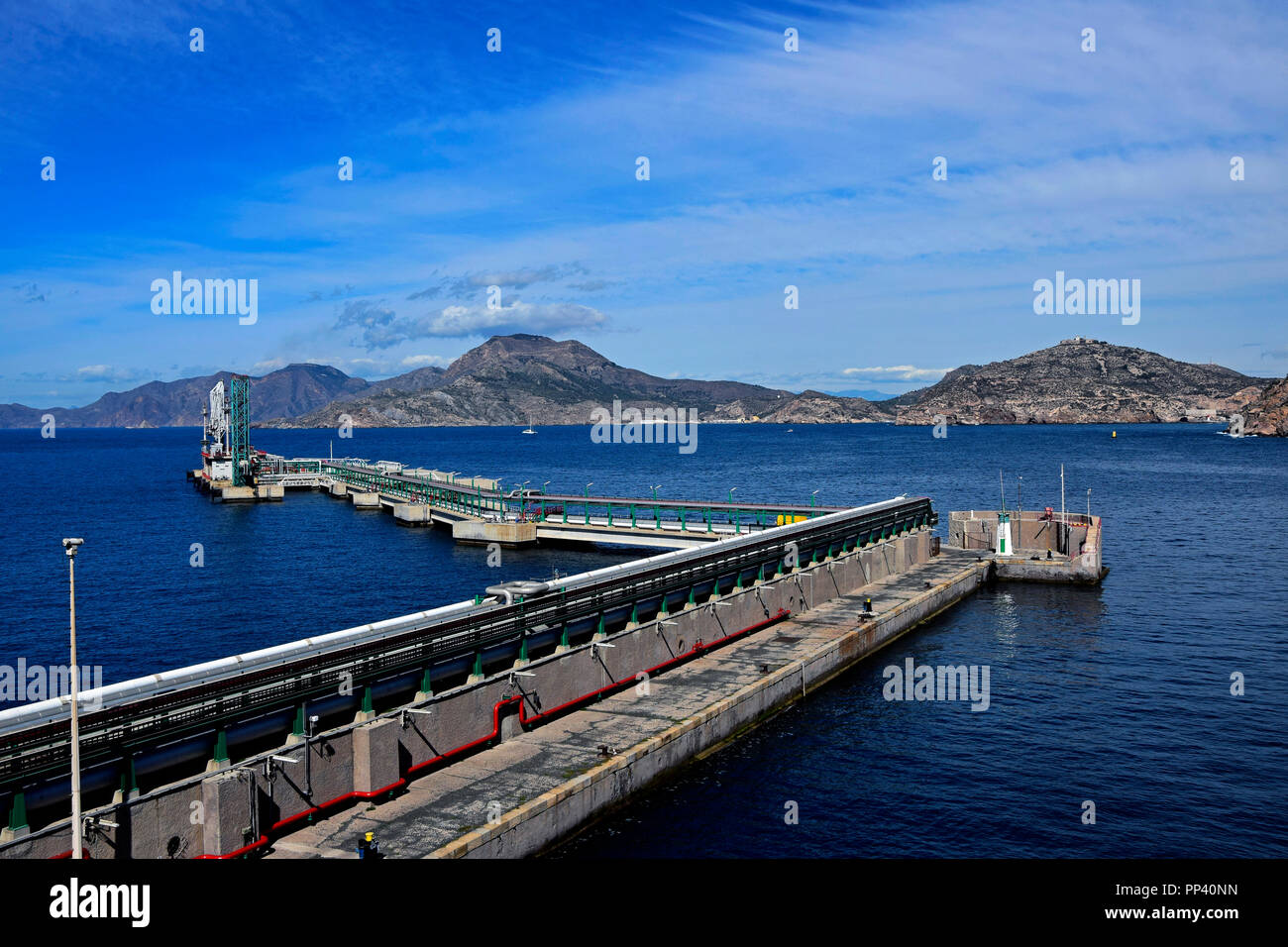 Oil terminal jetty hi-res stock photography and images - Alamy