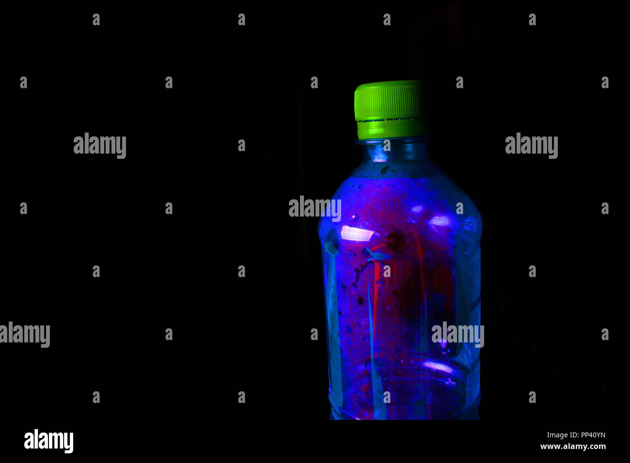 acid color plastic bottle Stock Photo - Alamy