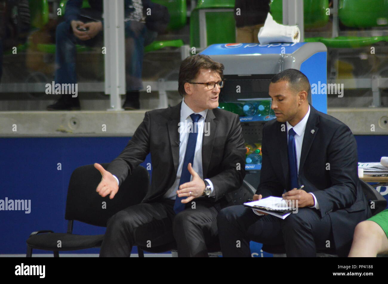 Basketball, PGE TUROW, Zgorzelec , Turow Arena Stock Photo - Alamy