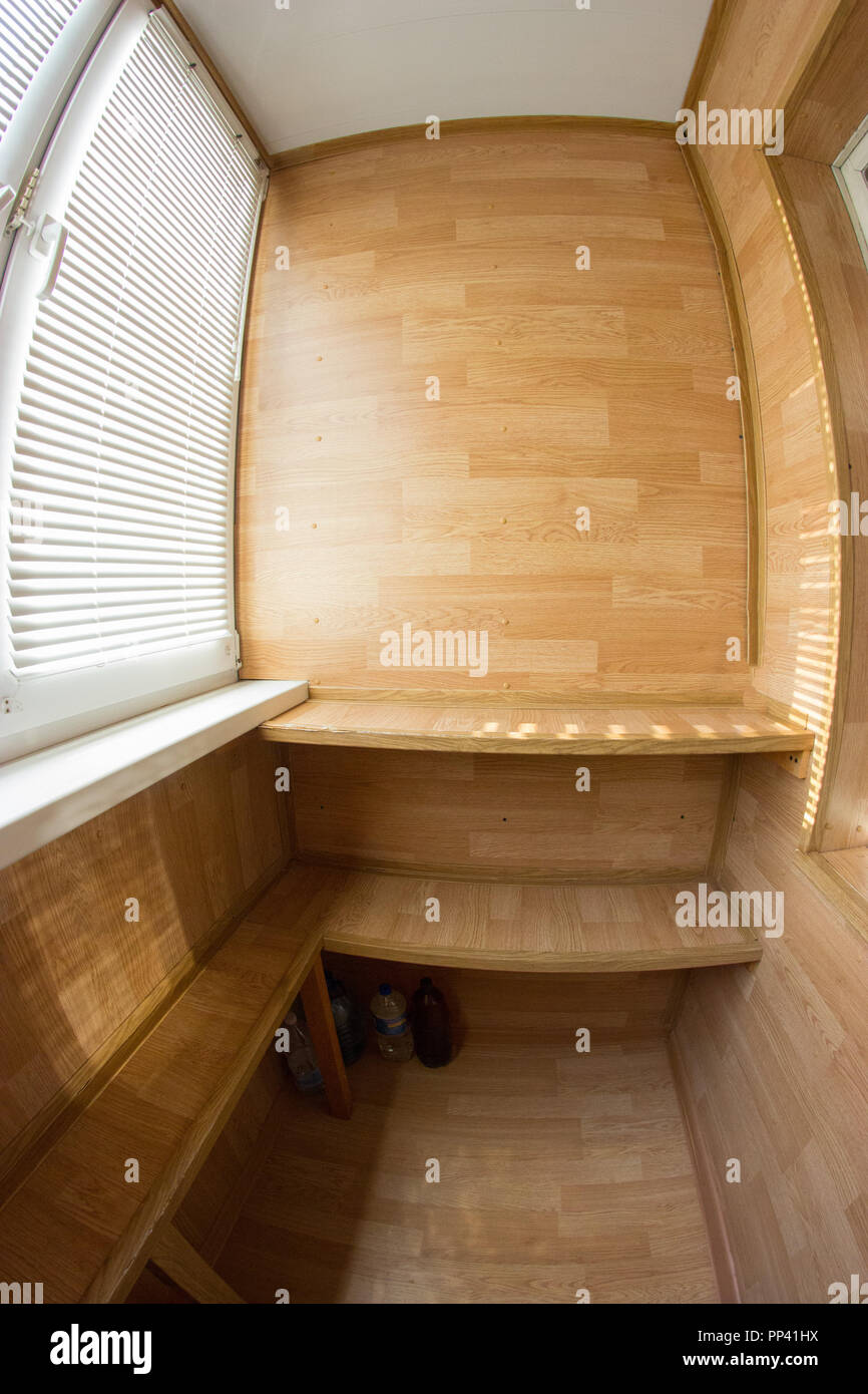 very small room with the window Stock Photo - Alamy