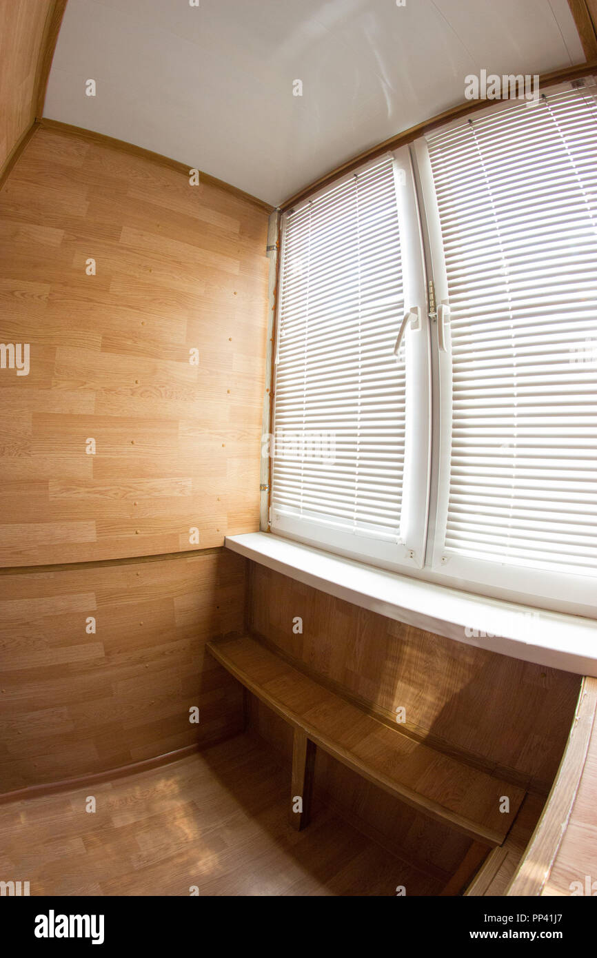 very small room with the window Stock Photo - Alamy