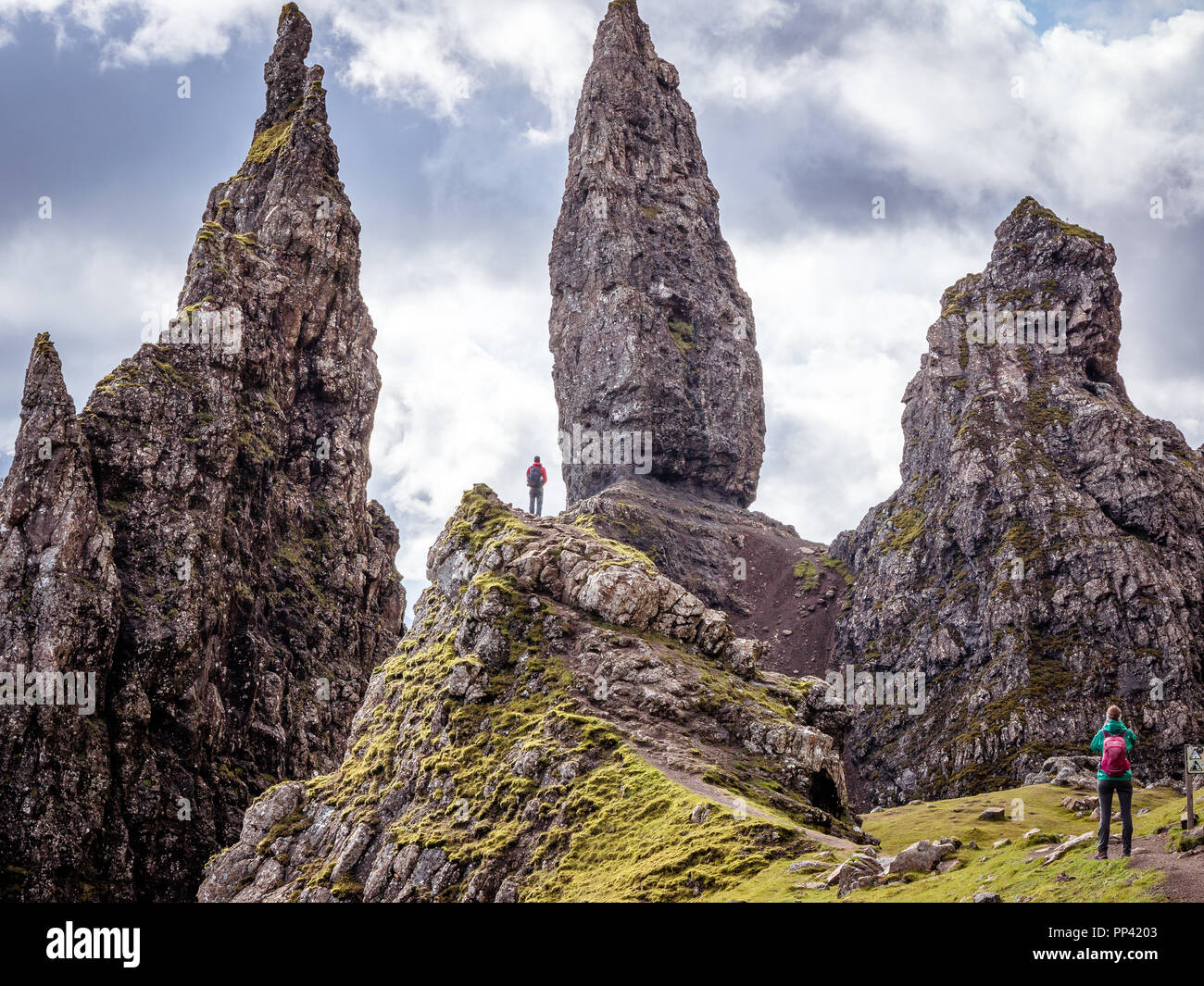 Old Man of Storr rock formation, Isle of Skye, Scotland Stock Photo - Alamy