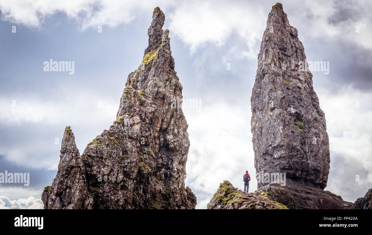 Old Man of Storr rock formation, Isle of Skye, Scotland Stock Photo - Alamy