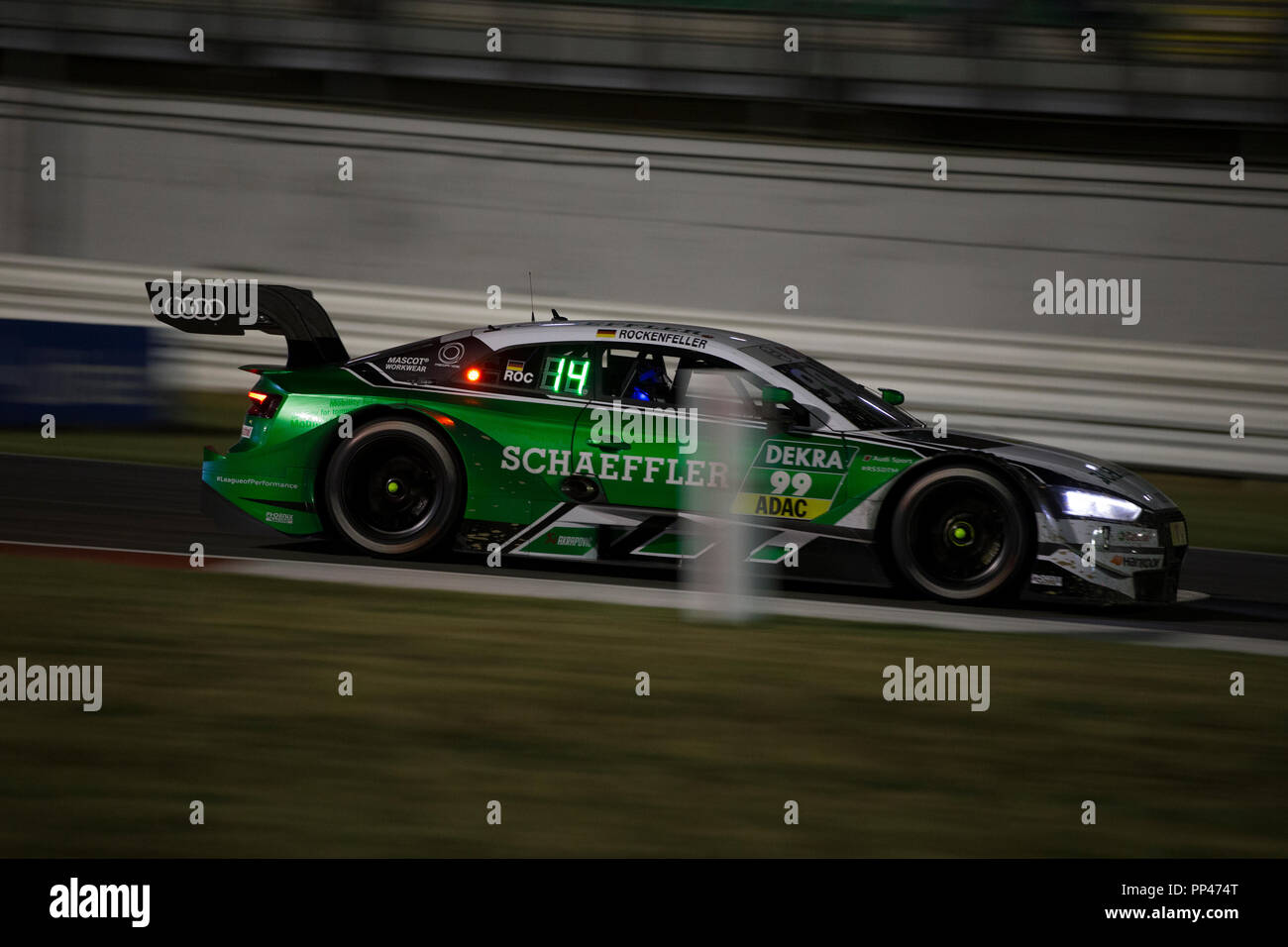 Misano Adriatico, Italy - August 25, 2018: A Schaeffler Audi RS 5 DTM ...