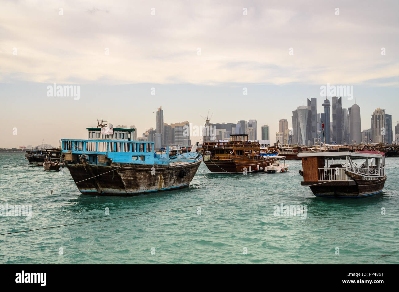 Traditional dhow modern ship hi-res stock photography and images - Alamy