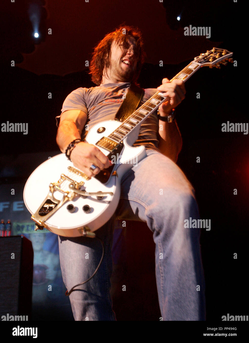Ben Carey with Lifehouse performs in concert at the Sound Advice Amphitheatre in West Palm Beach ...