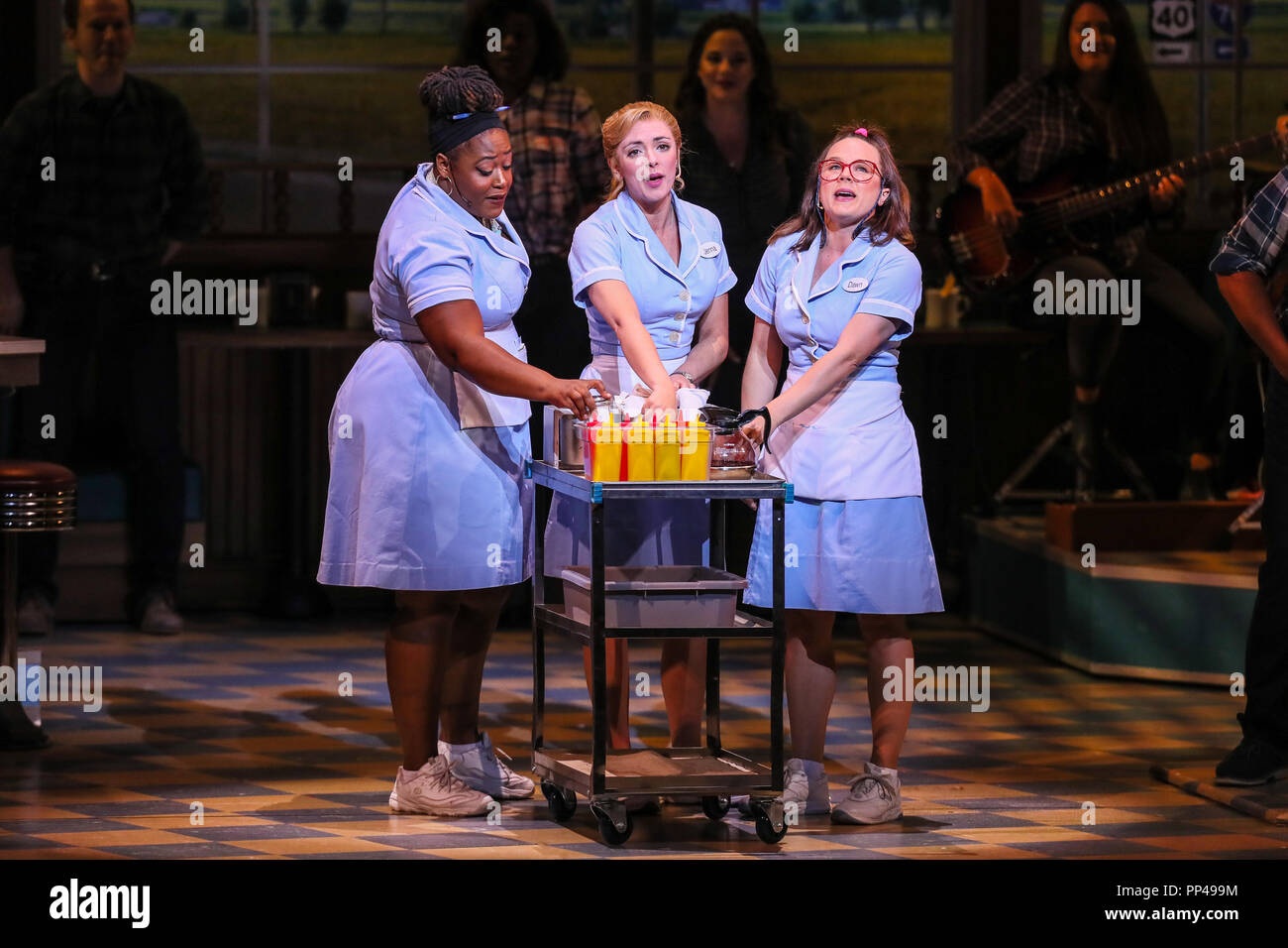 Waitress the Broadway musical on tour Stock Photo - Alamy
