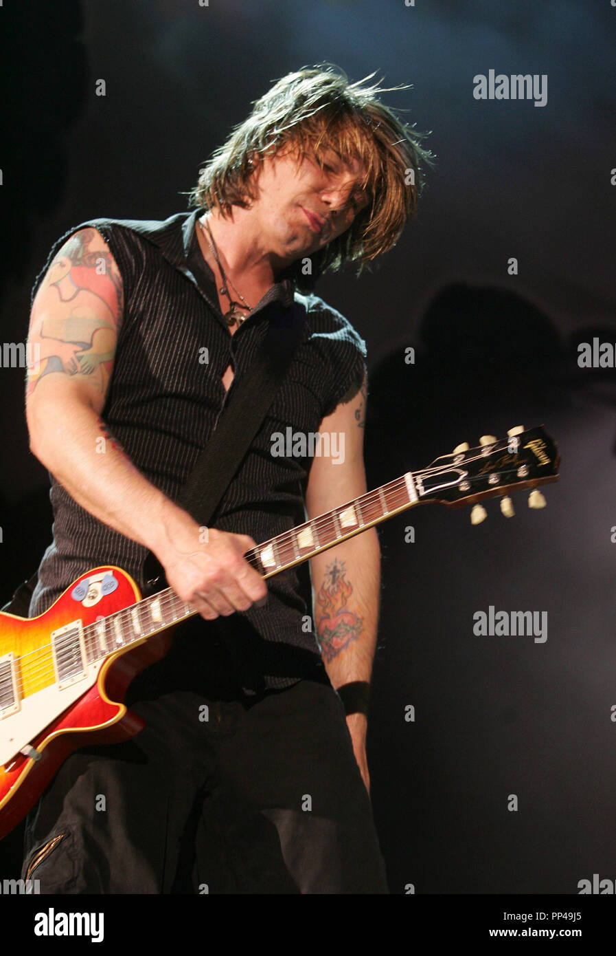 Jonny Rzeznik with The Goo Goo Dolls performs in concert at the Sound ...