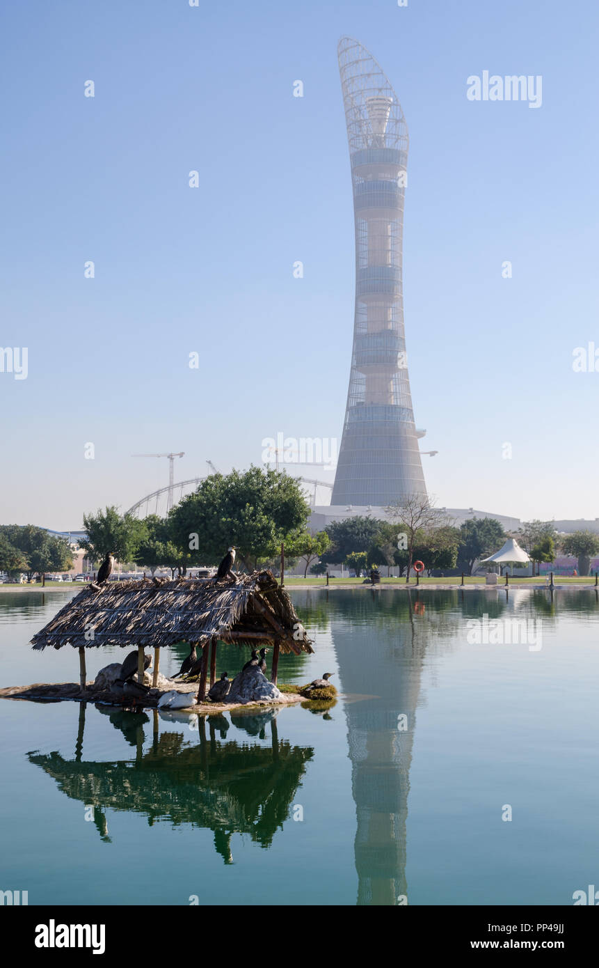 Aspire Park Doha, Qatar Stock Photo - Alamy