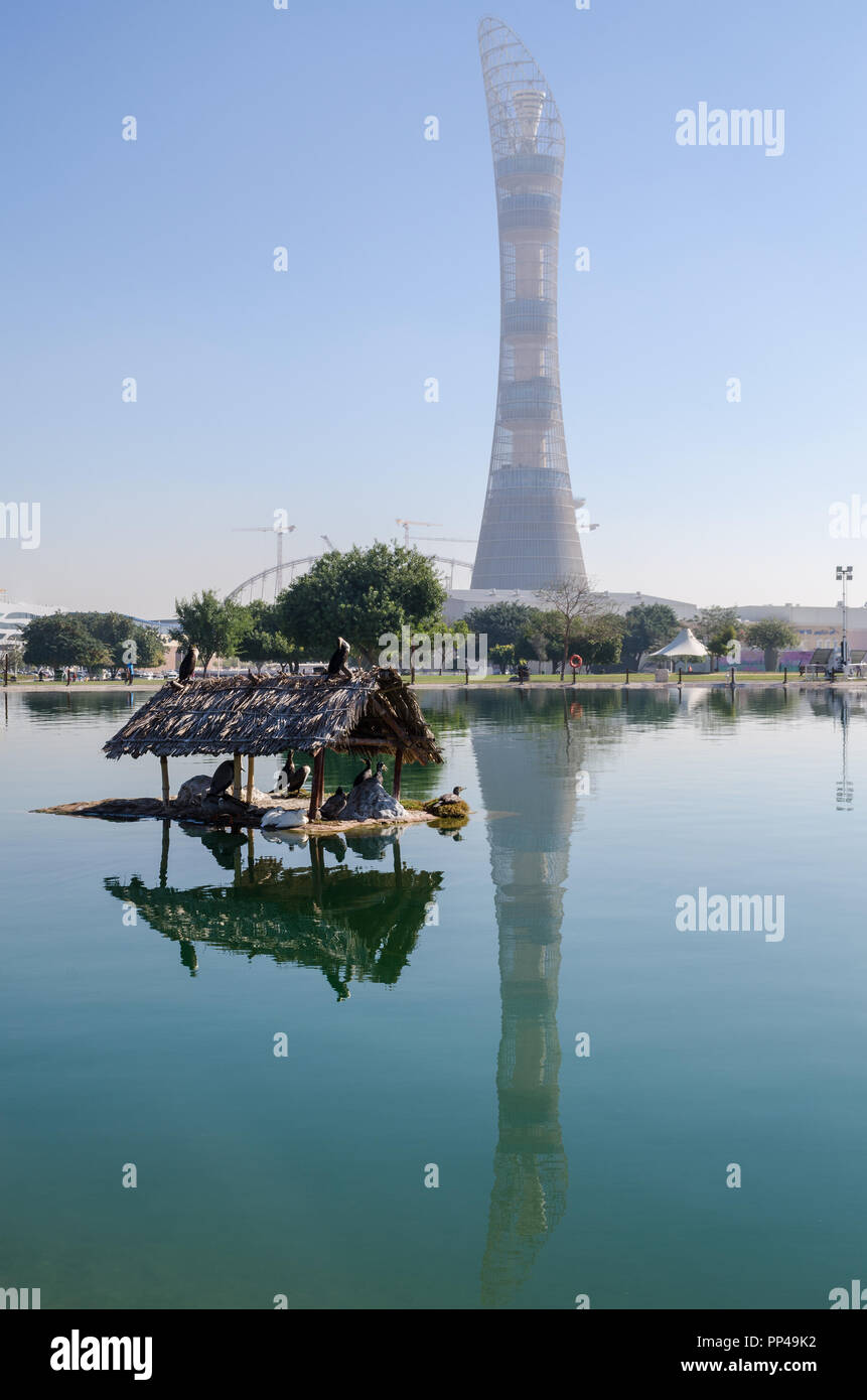 Aspire Park Doha, Qatar Stock Photo - Alamy