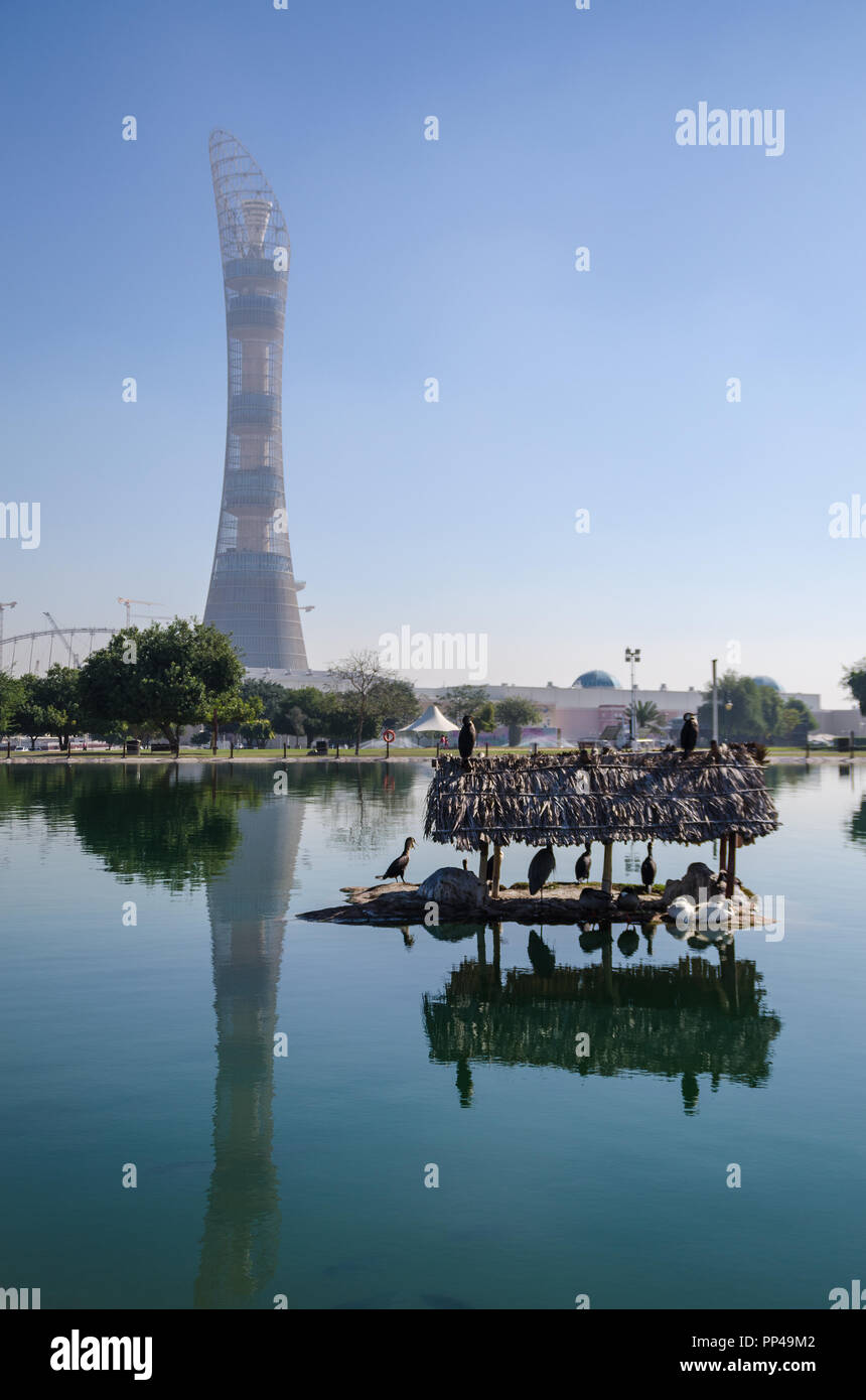 Aspire Park Doha, Qatar Stock Photo - Alamy