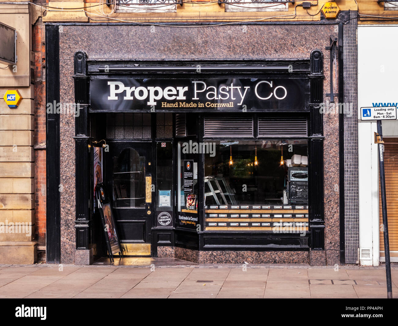 Proper Pasty Co Shop, Pinstone Street, Sheffield Stock Photo - Alamy