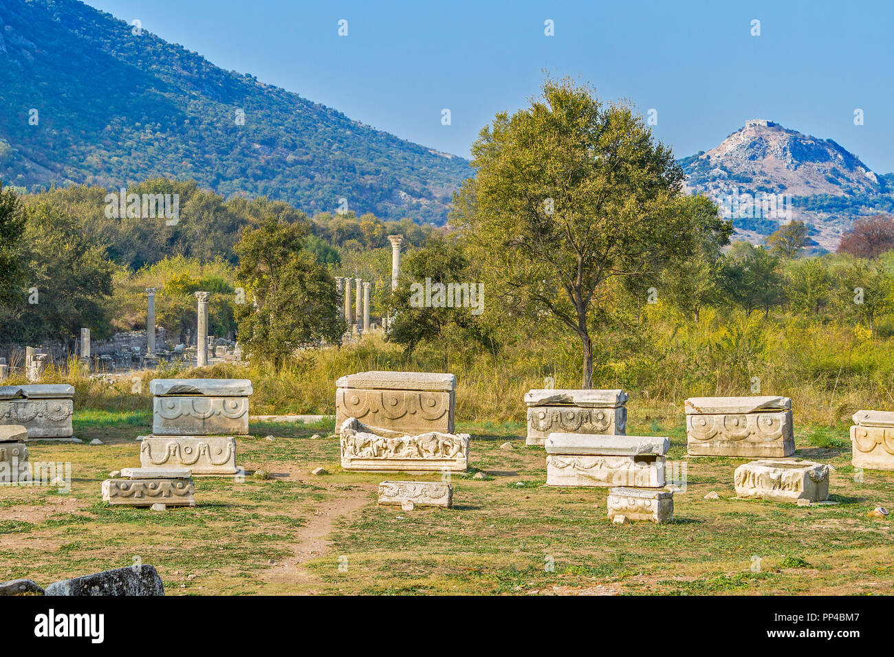 Ancient Graveyard, Ephesus, Turkey Stock Photo - Alamy