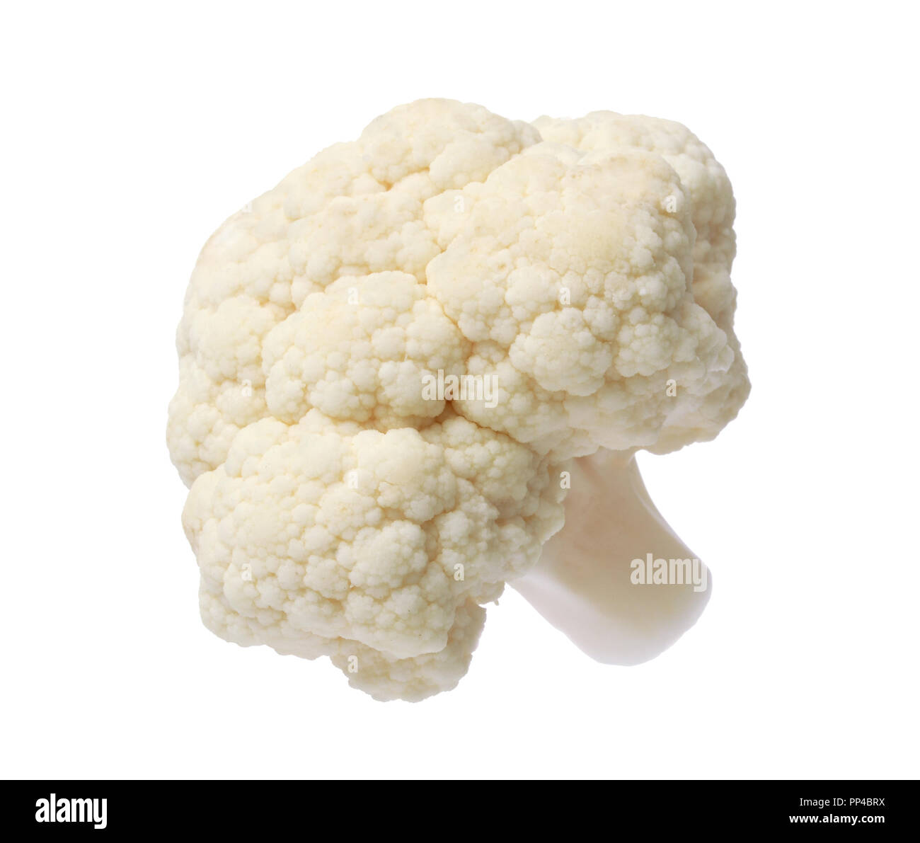 Fresh cauliflower isolated on white background Stock Photo - Alamy