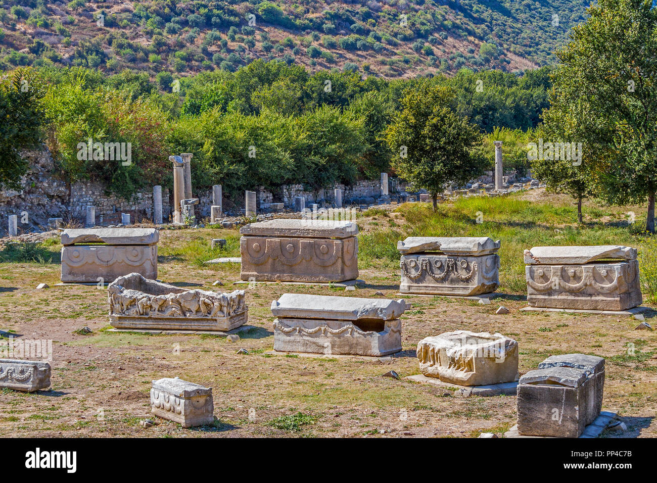 Ephesus turkey graveyard hi-res stock photography and images - Alamy