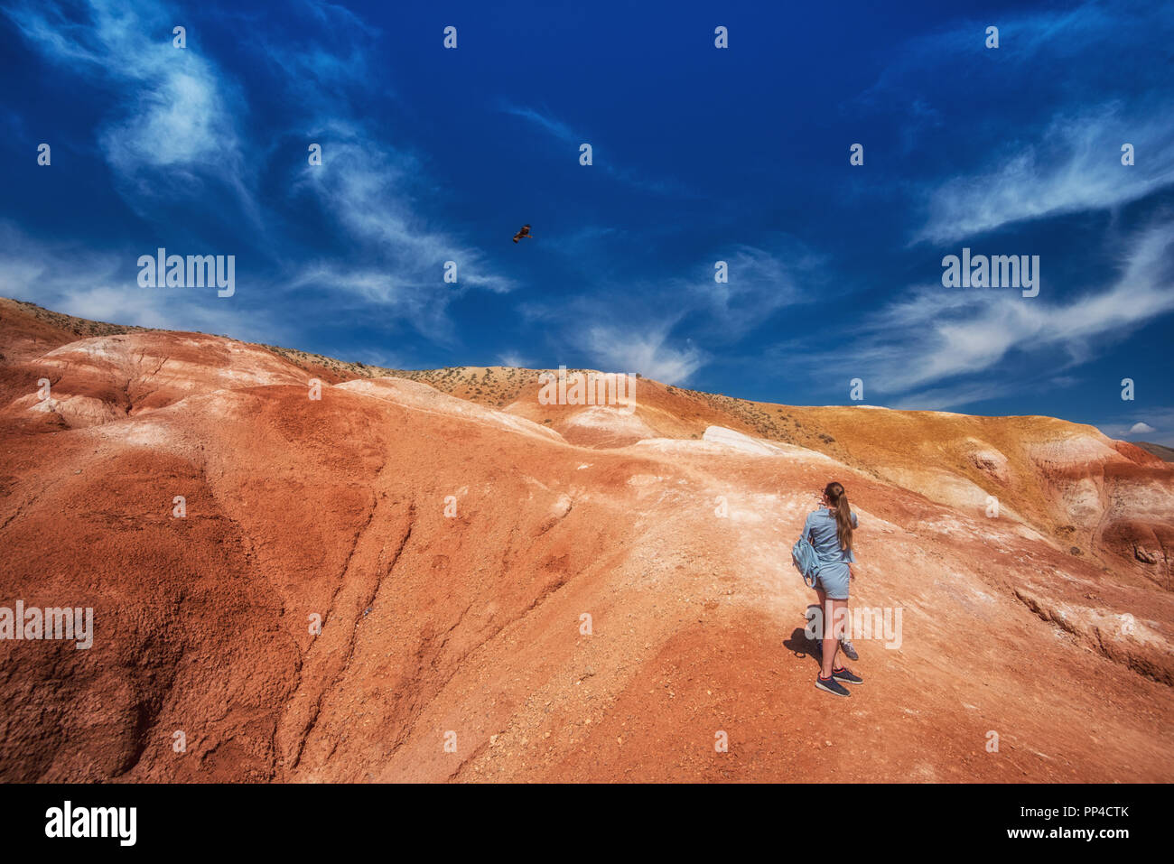 Valley of Mars landscapes Stock Photo - Alamy