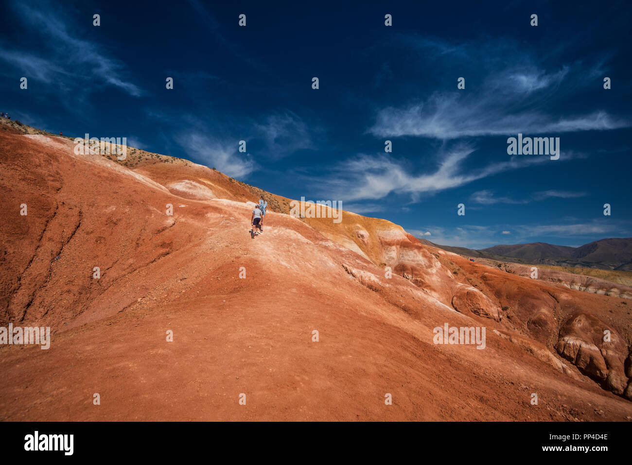 Valley of Mars landscapes Stock Photo - Alamy