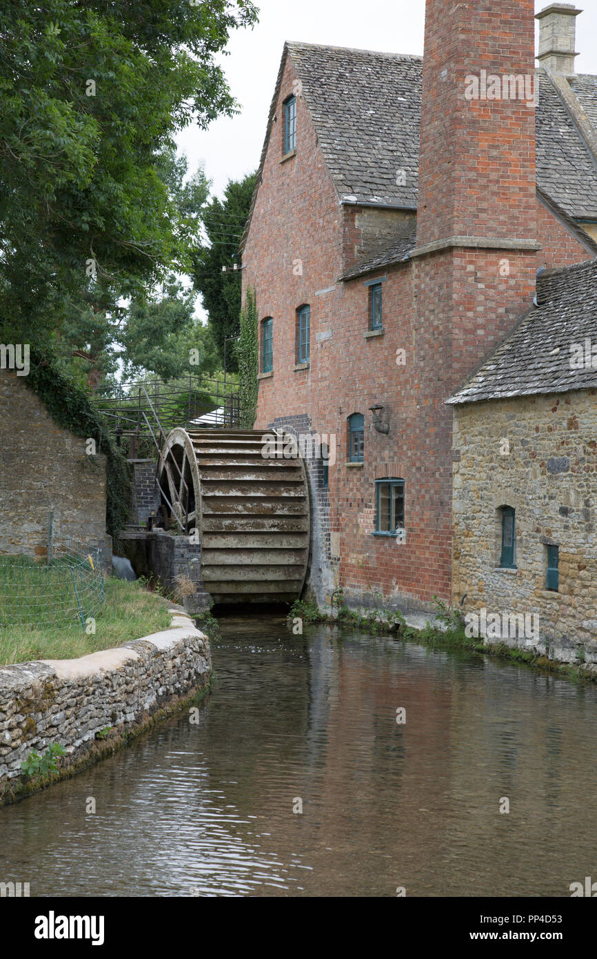 Water Mill; Lower Slaughter Museum, Cotswolds; England; UK Stock Photo ...