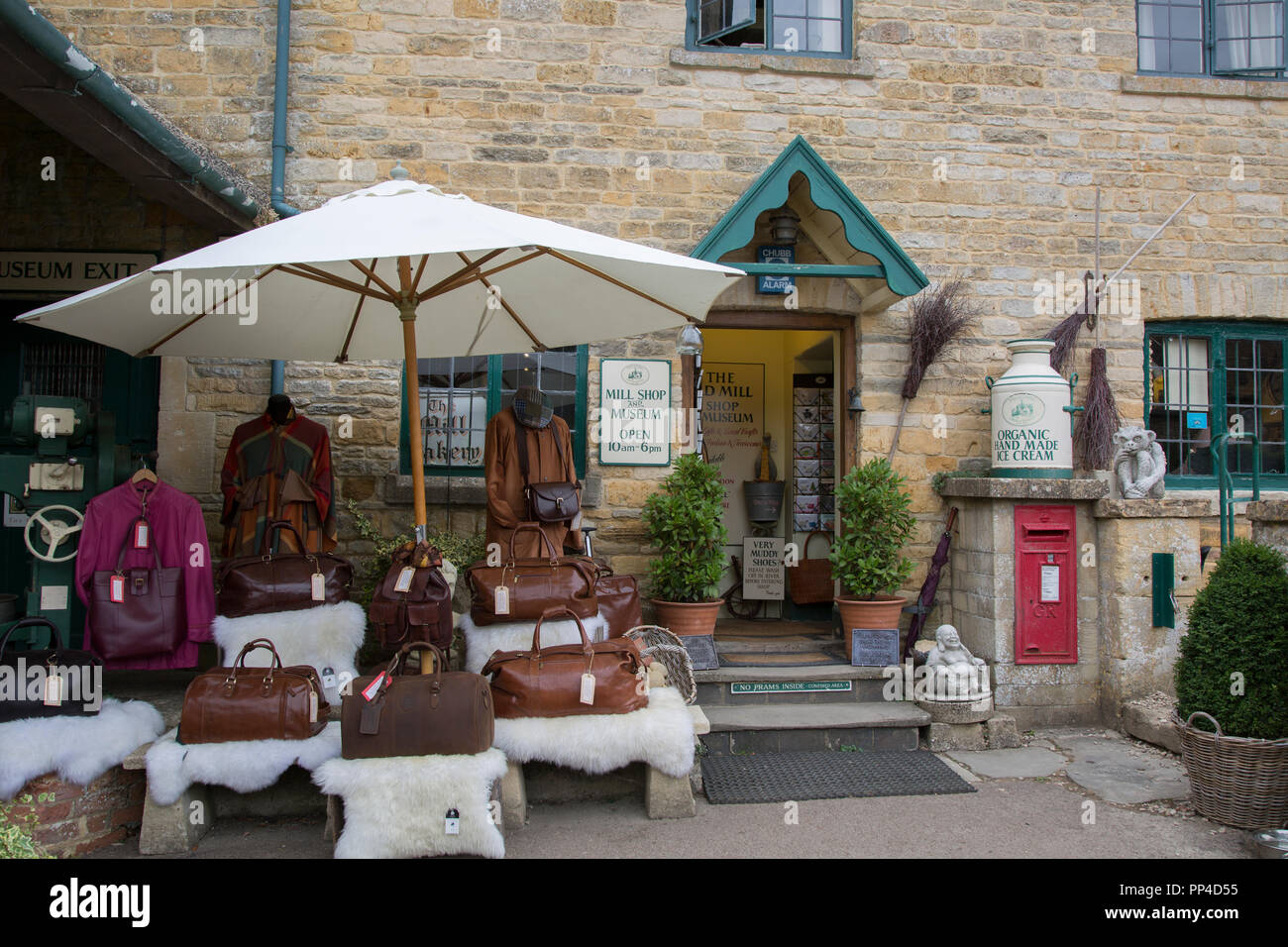 Water Mill Shop; Lower Slaughter Museum; Cotswolds; England; UK Stock ...