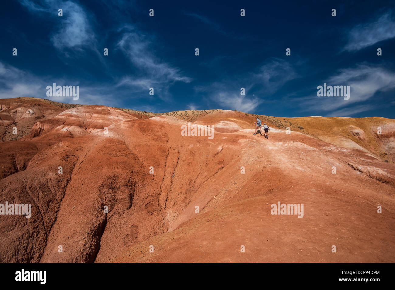Valley of Mars landscapes Stock Photo - Alamy