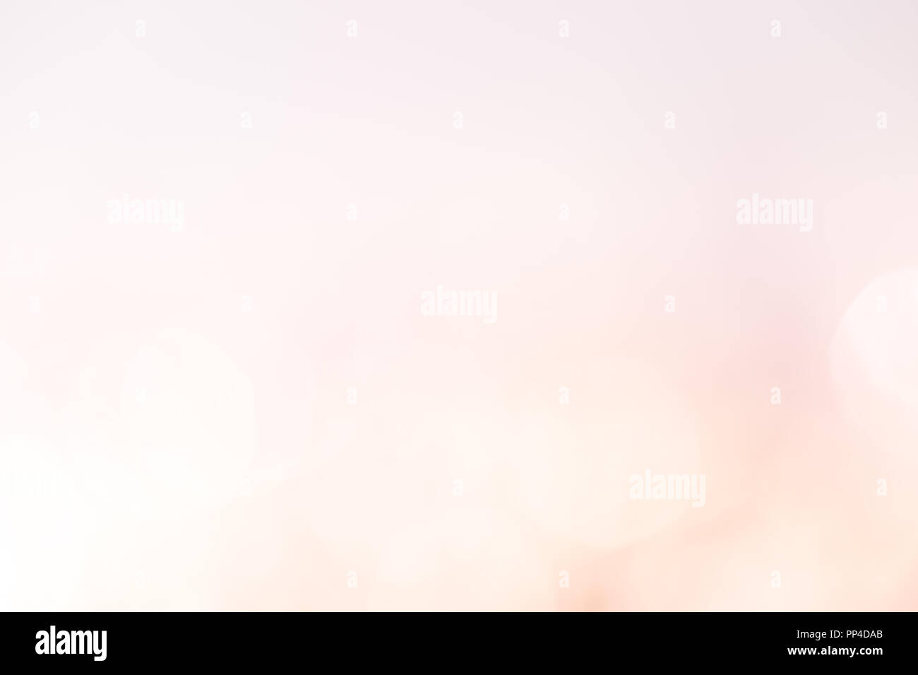 Peach and light blue bokeh lights abstract background Stock Photo - Alamy