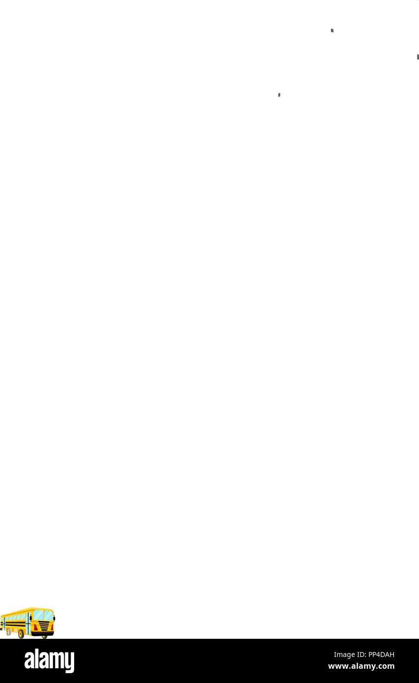 School Bus Template Vector Isolated Design Stock Vector Image & Art - Alamy