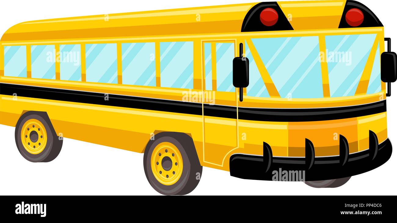 School Bus Template Vector Isolated Design Stock Vector Image & Art - Alamy
