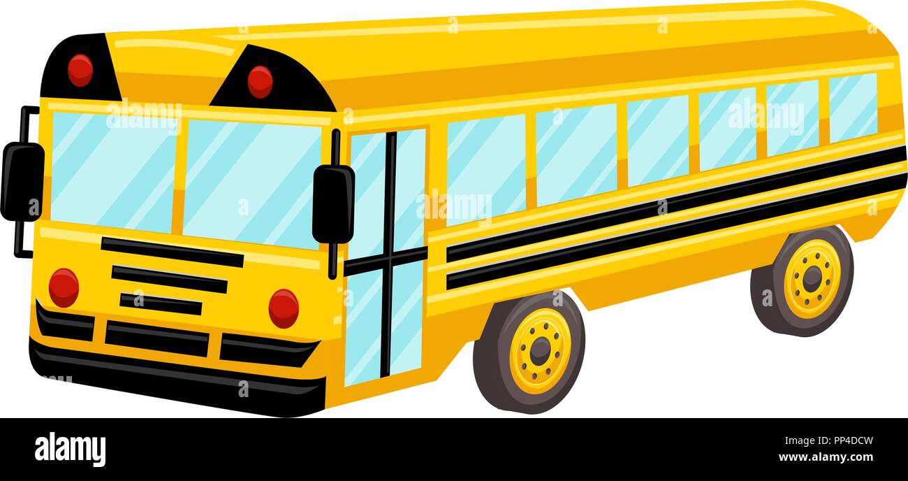 School Bus Template Vector Isolated Design Stock Vector Image & Art - Alamy