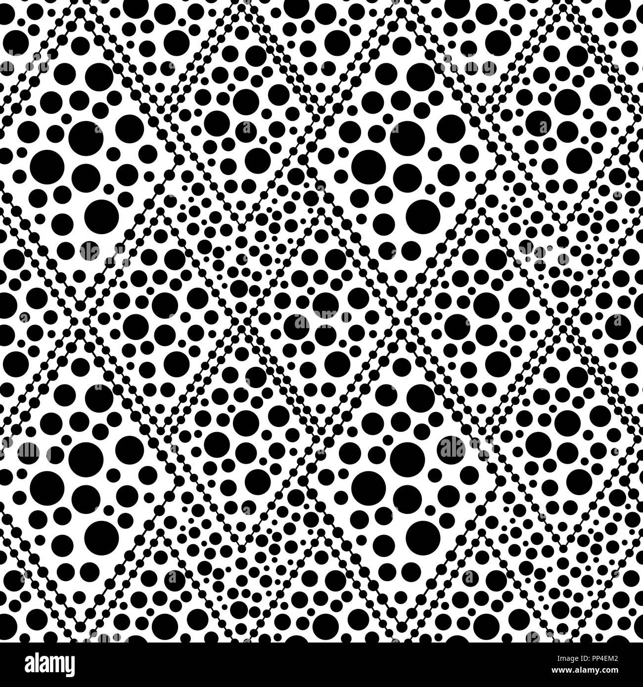 Vector illustration of a seamless texture with a pattern consisting of ...