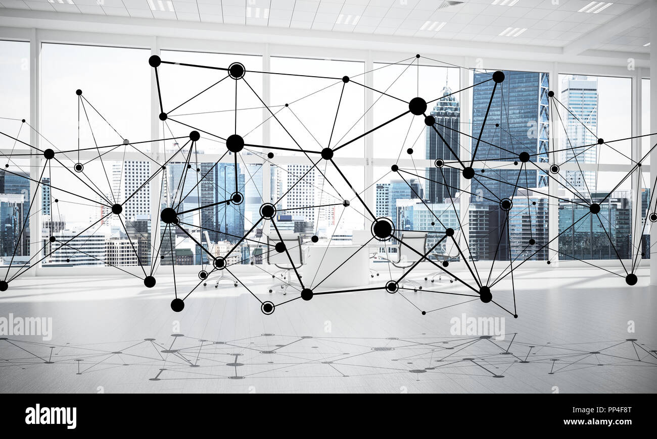 Networking and wireless connection as concept for effective mode Stock ...