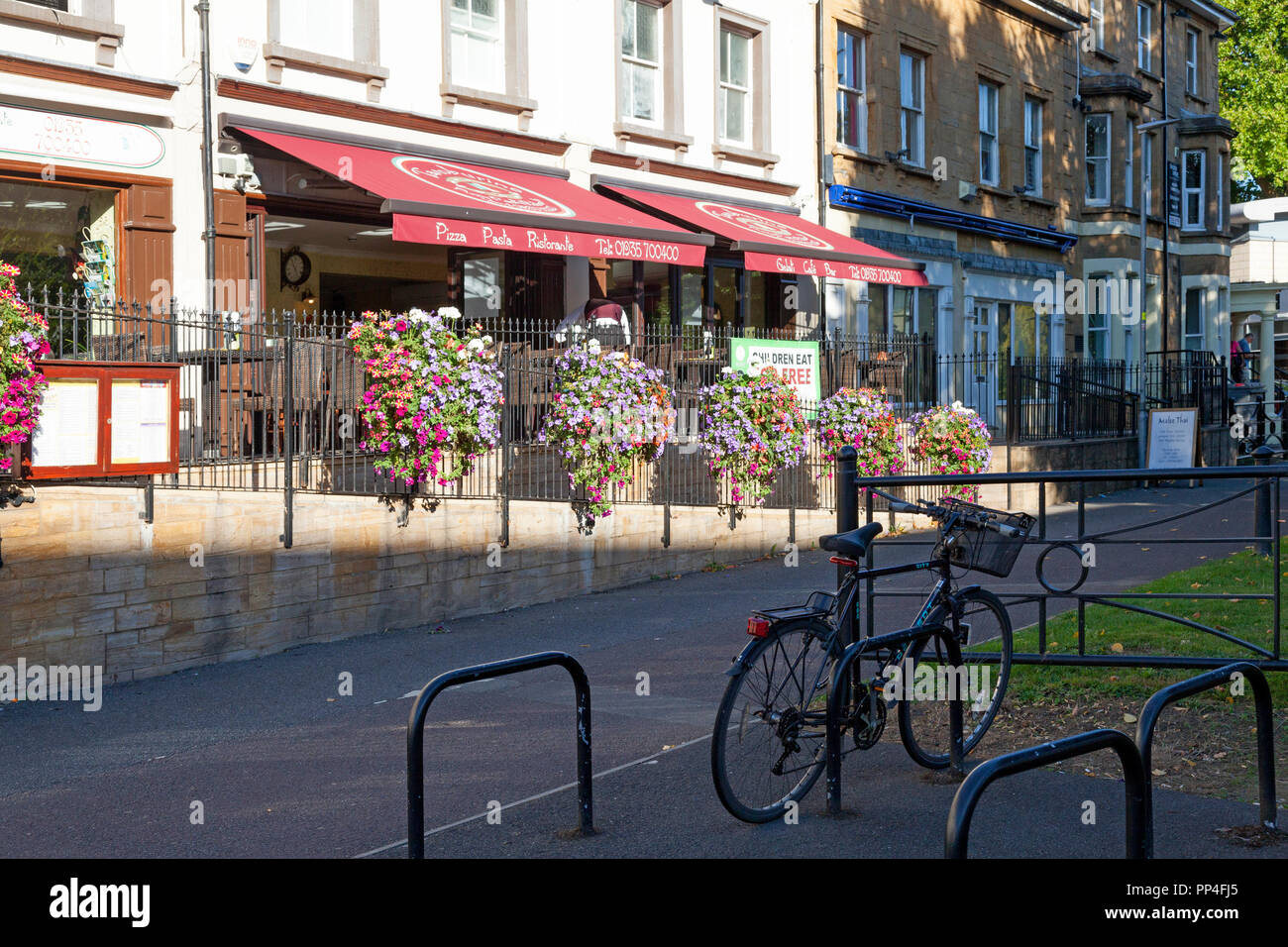 Tamburino Italian restaurant, Yeovil, Somerset Stock Photo - Alamy