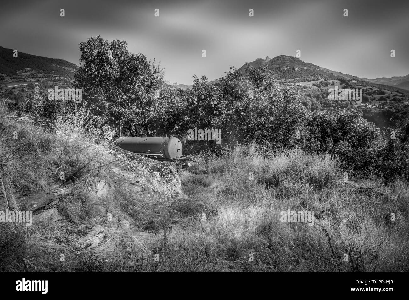 Landscape, mountain panorama, last days of summer Stock Photo - Alamy