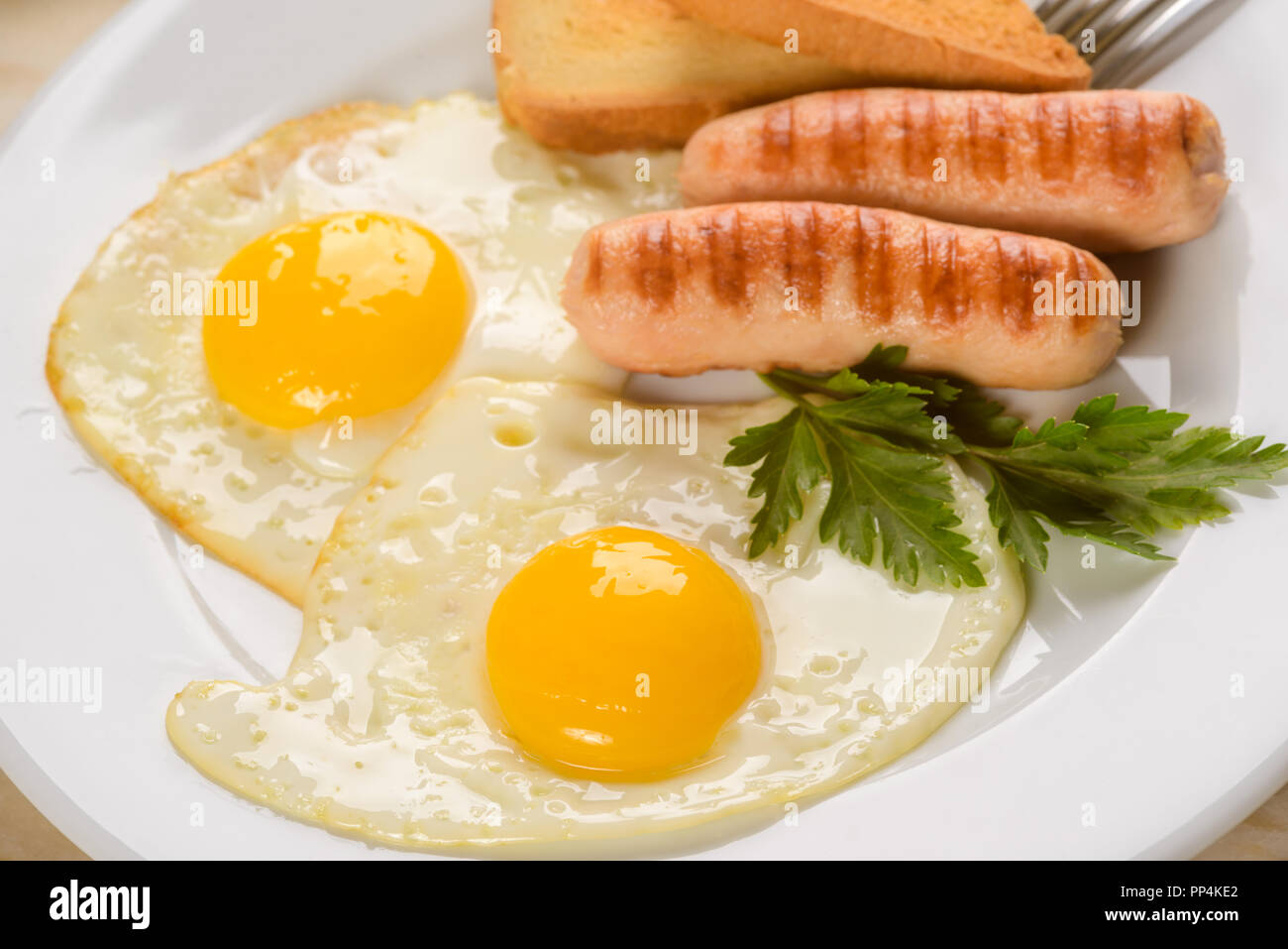 Fresh portion fried eggs hi-res stock photography and images - Alamy