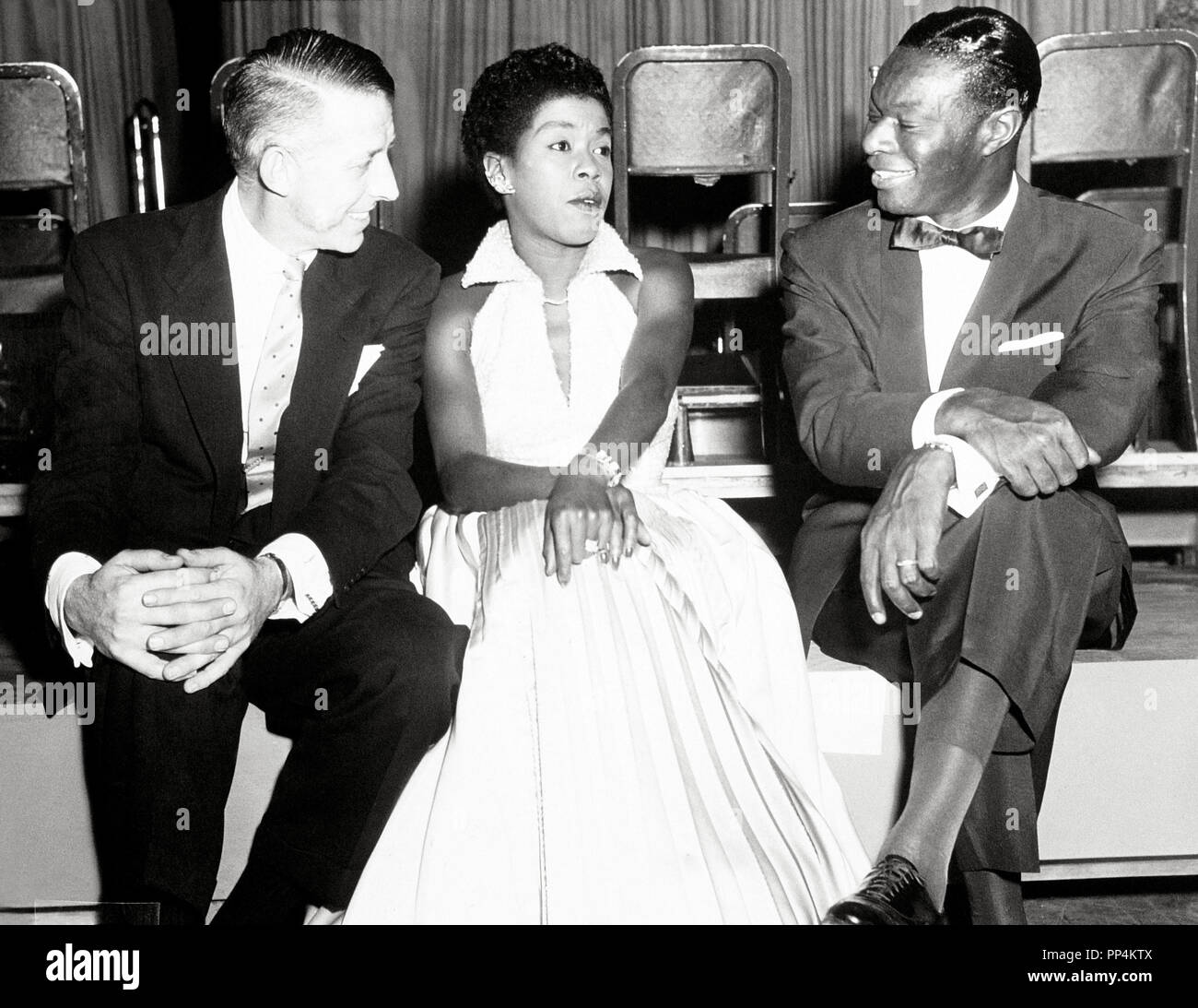 Sarah Vaughan, Stan Kenton and Nat King Cole Stock Photo - Alamy