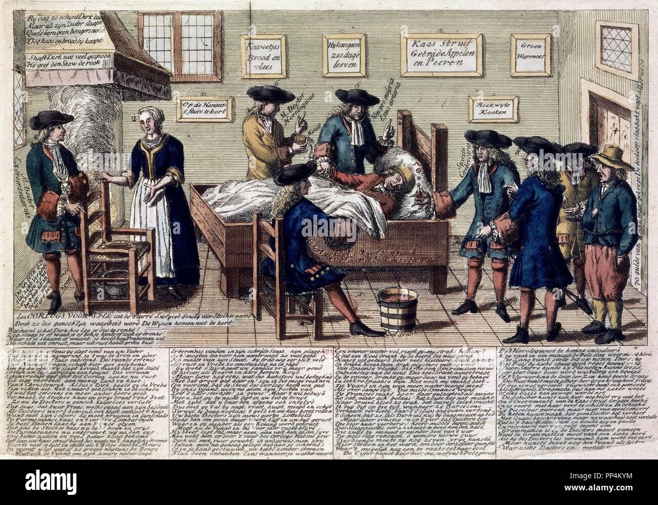 Doctor visit 18th century hi-res stock photography and images - Alamy