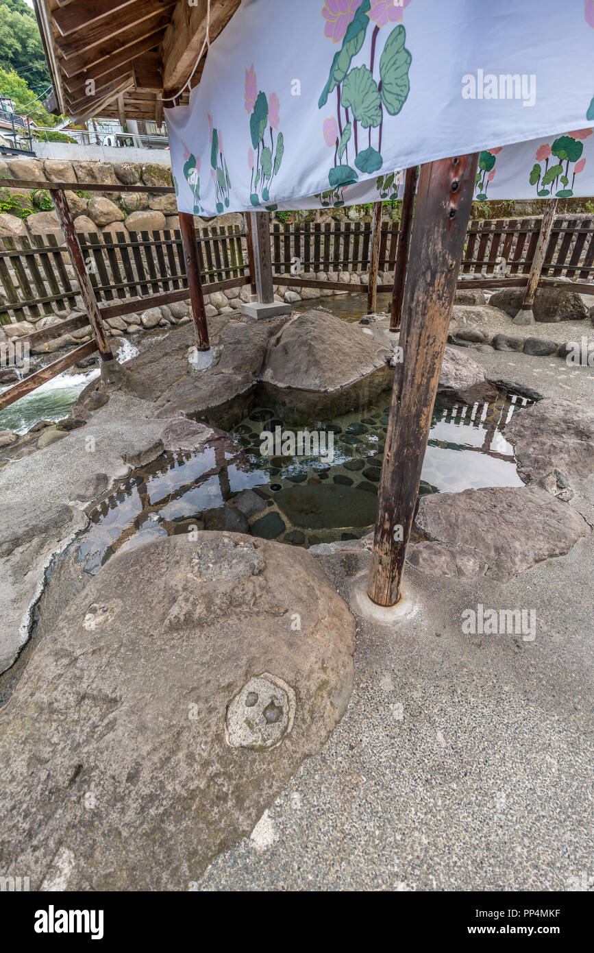Izu, Shizuoka, Japan - August 10, 2018 : Shuzenji Tokko no yu onsen ...