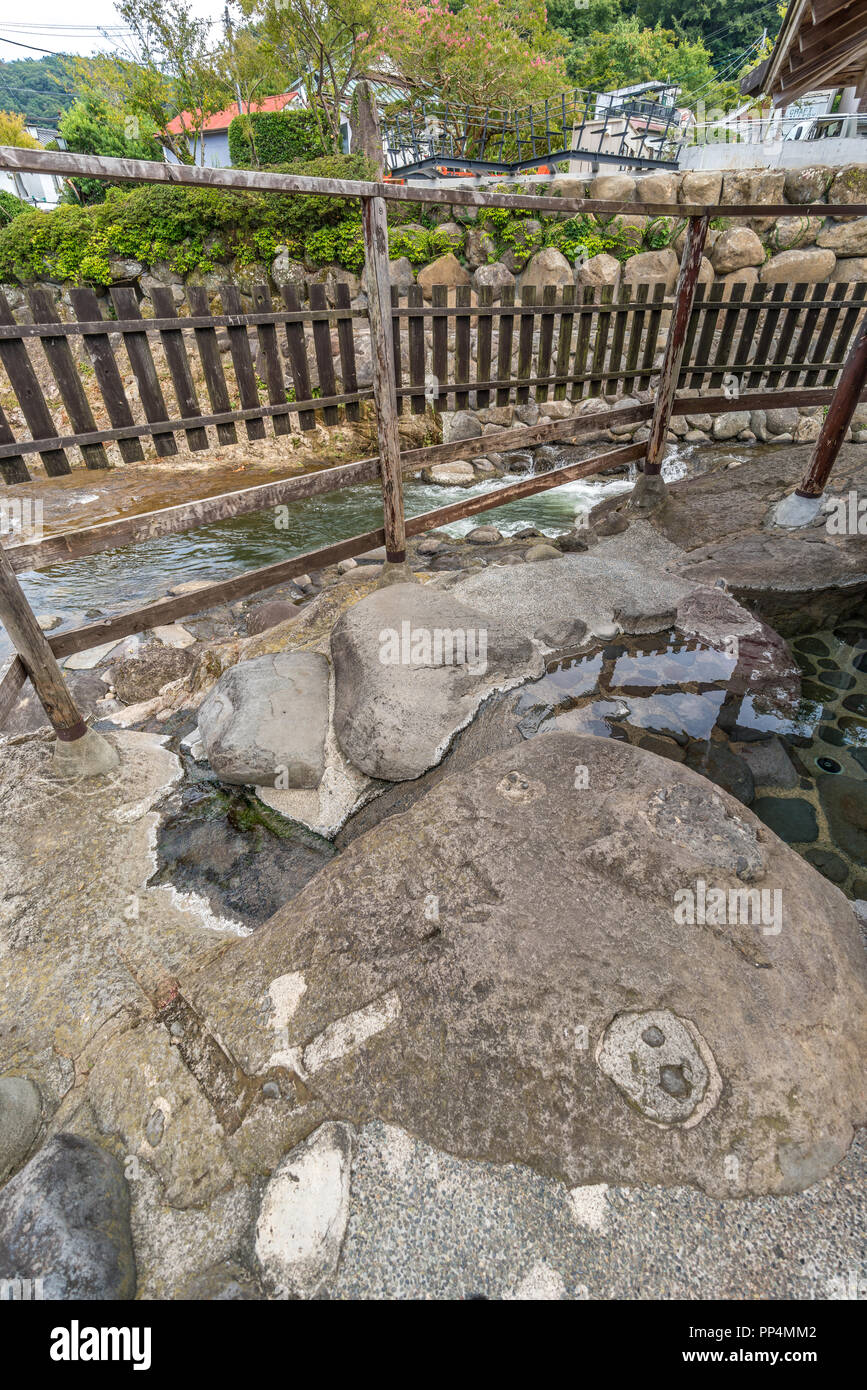 Izu, Shizuoka, Japan - August 10, 2018 : Shuzenji Tokko no yu onsen ...