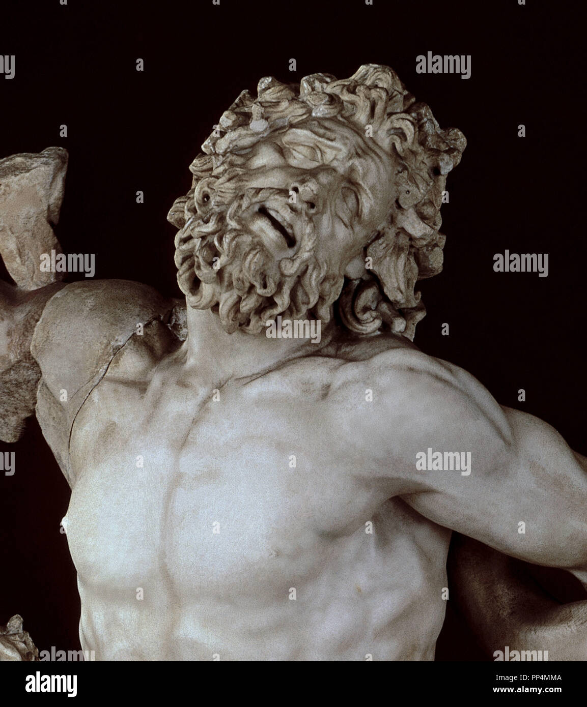 LAOCOONTE Y SUS HIJOS - S I AC - ESCULTURA HELENISTICA - DETALLE ...